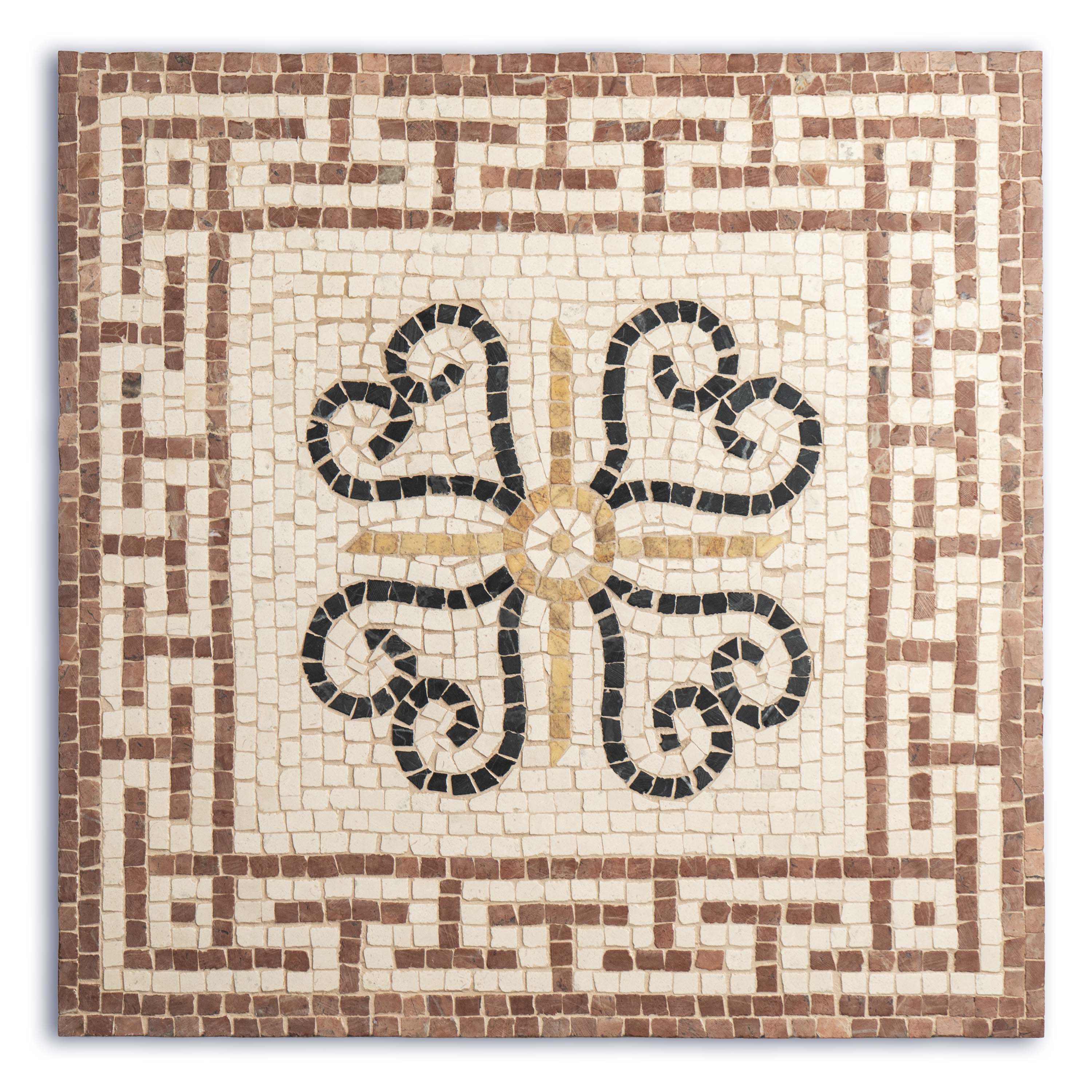 Geometric Frieze Mosaic marble stone handmade Roman custom – The ...