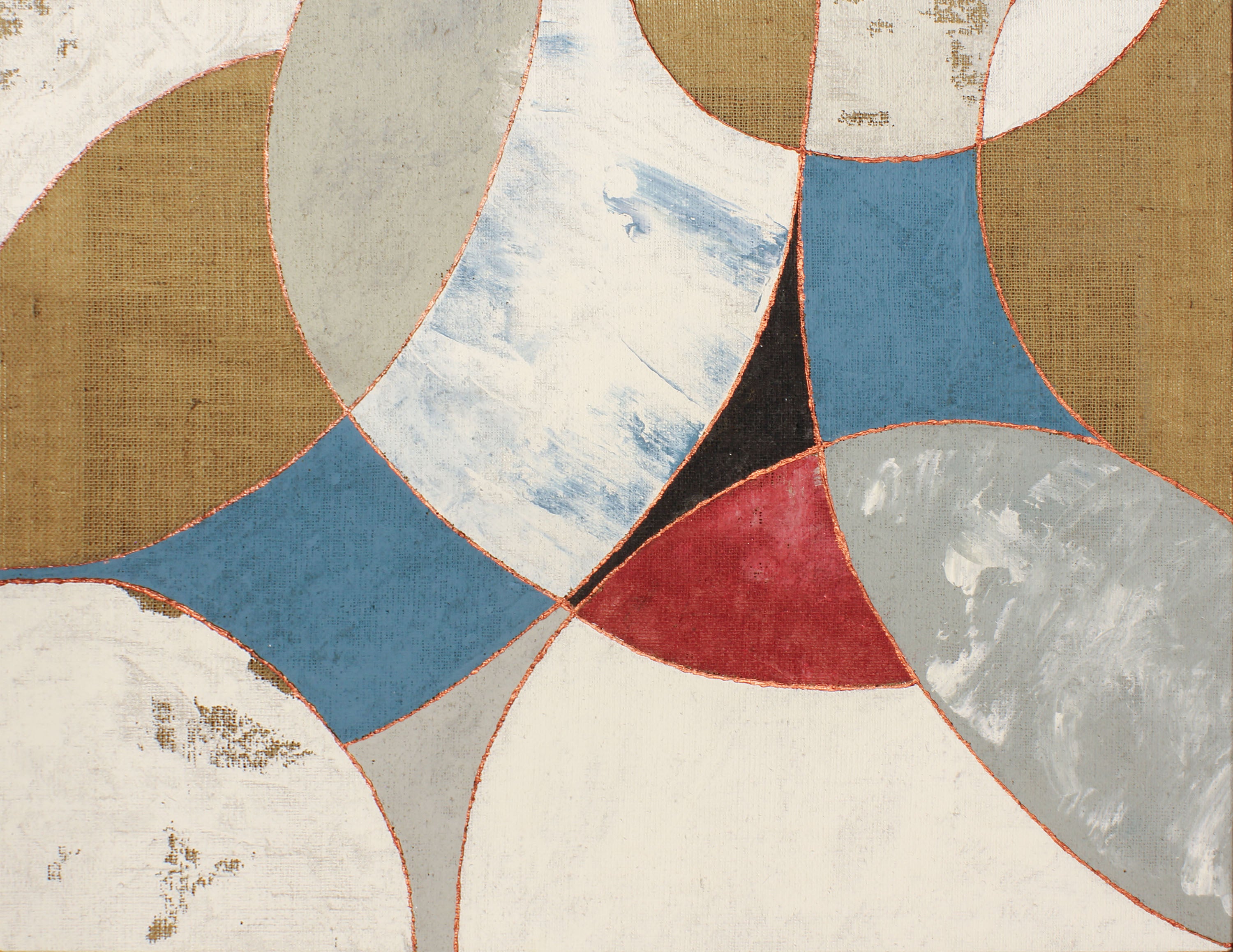 Cross of Colors Contemporary Fresco made with mixed techniques – The ...