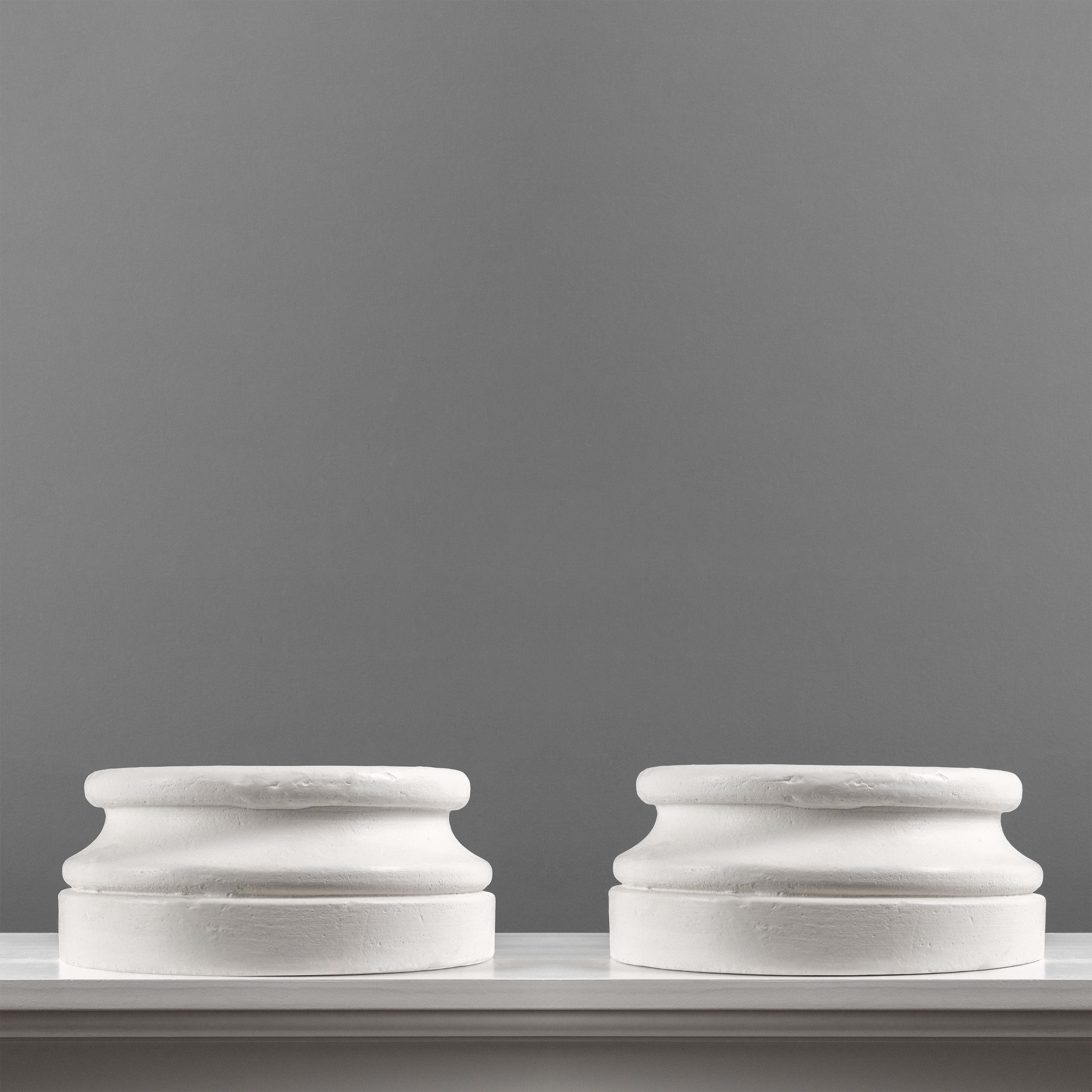 Pair of 2 Garden Round Plinths (Statue Bases) – The Ancient Home