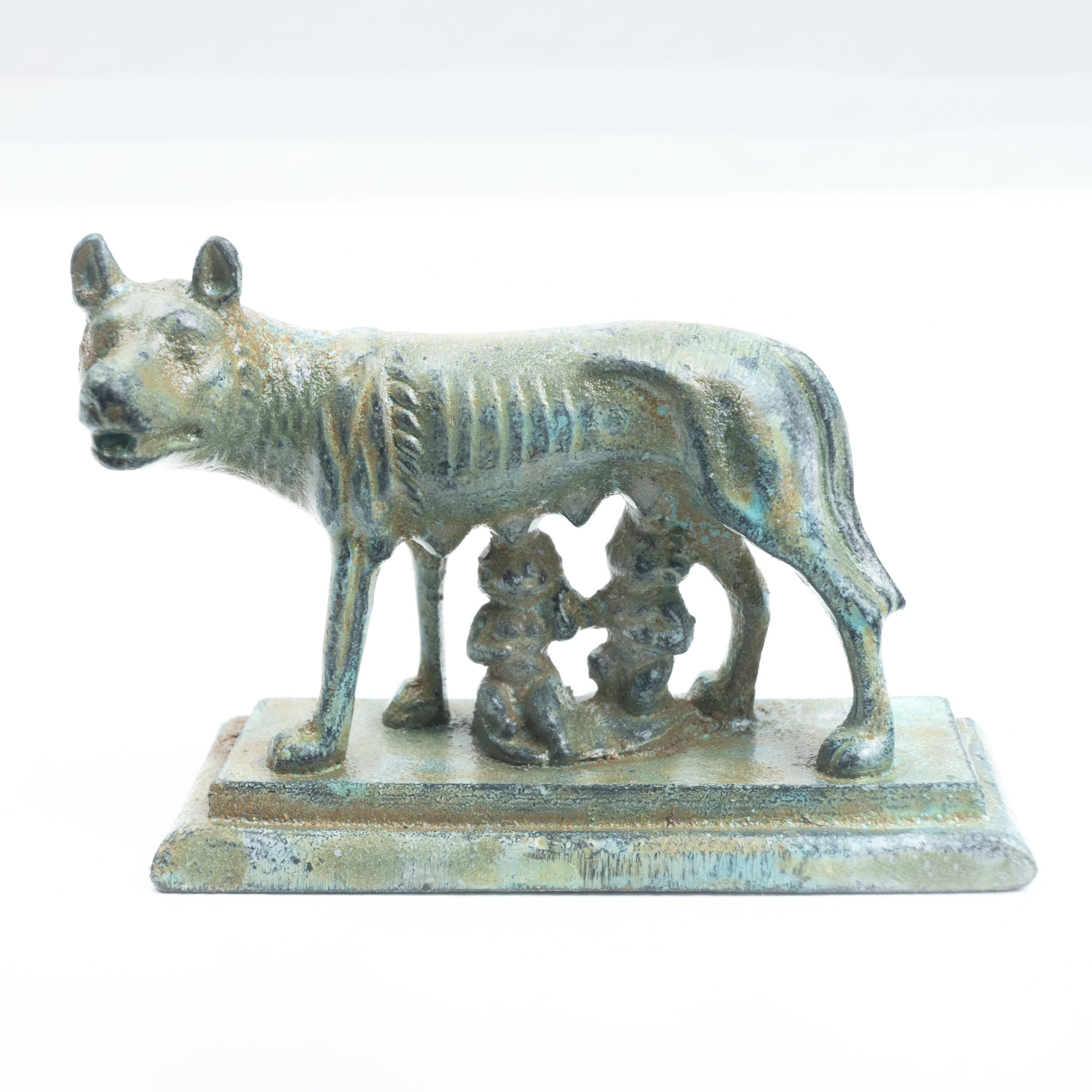 Capitoline Rome Wolf Statue (Romulus and Remus with She-Wolf) bronze ...