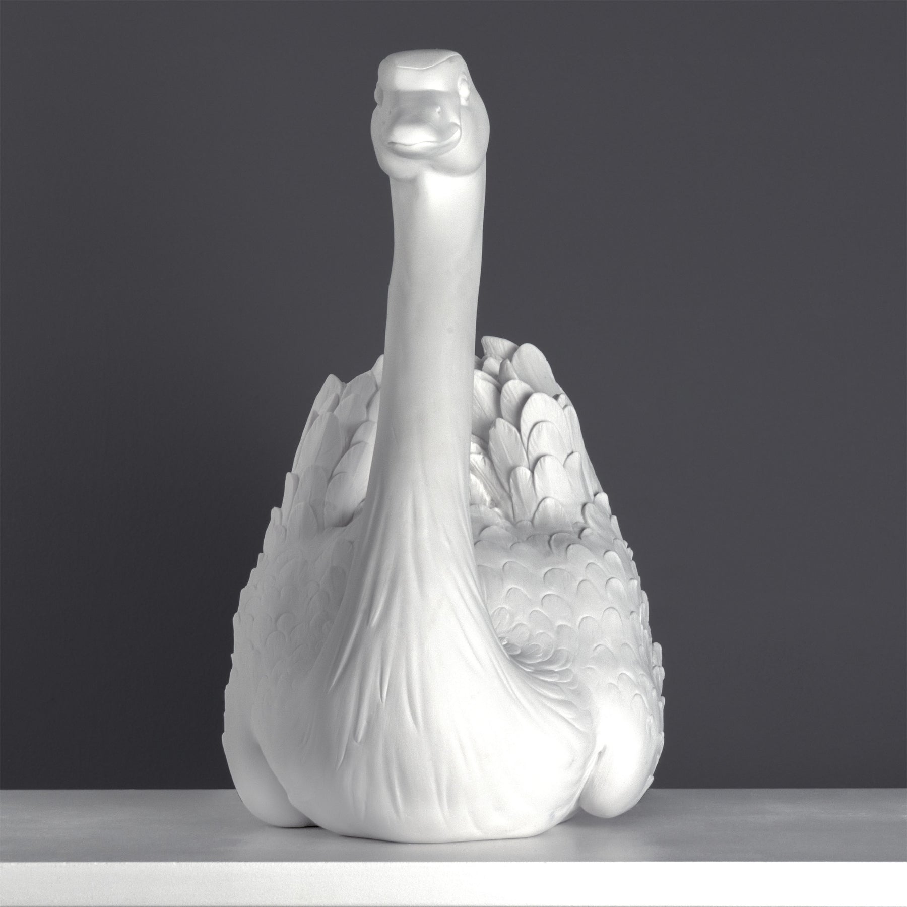 White Swan Statue Large marble modern luxury decor Sculpture – The ...