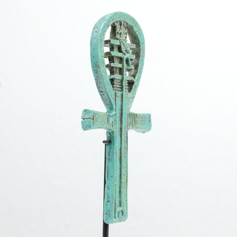 Egyptian Ankh Sculpture with Djed Pillar “Symbol of Immortality” – The ...