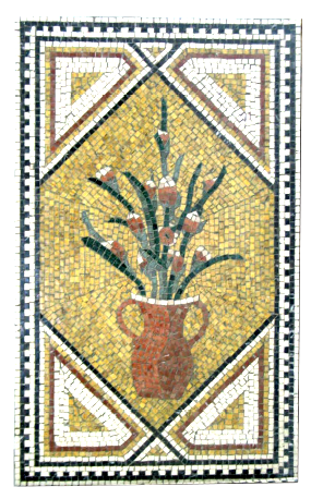 Flower Mosaic marble stone handmade Roman custom personalized – The ...