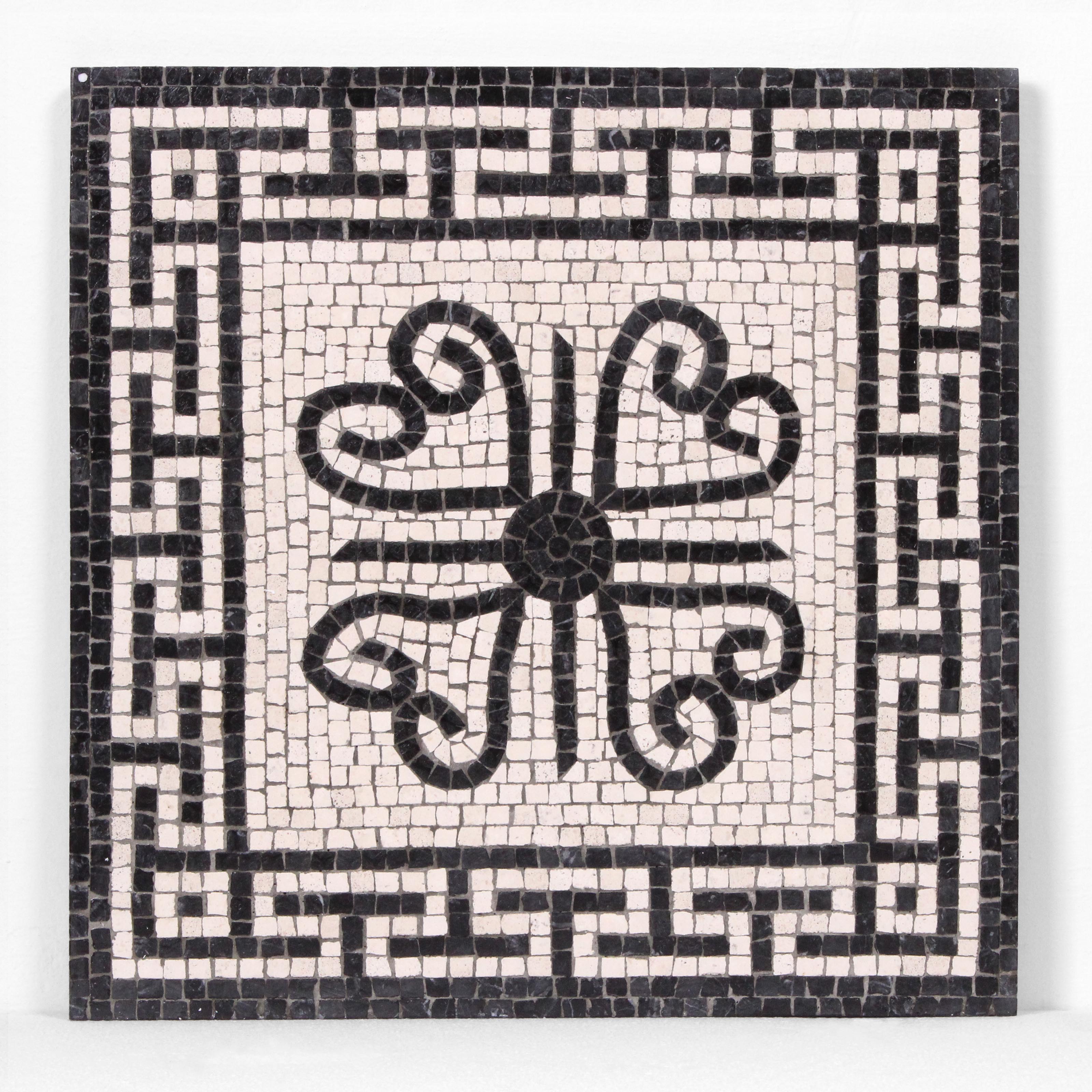 Geometric Frieze Mosaic marble stone handmade Roman custom – The ...