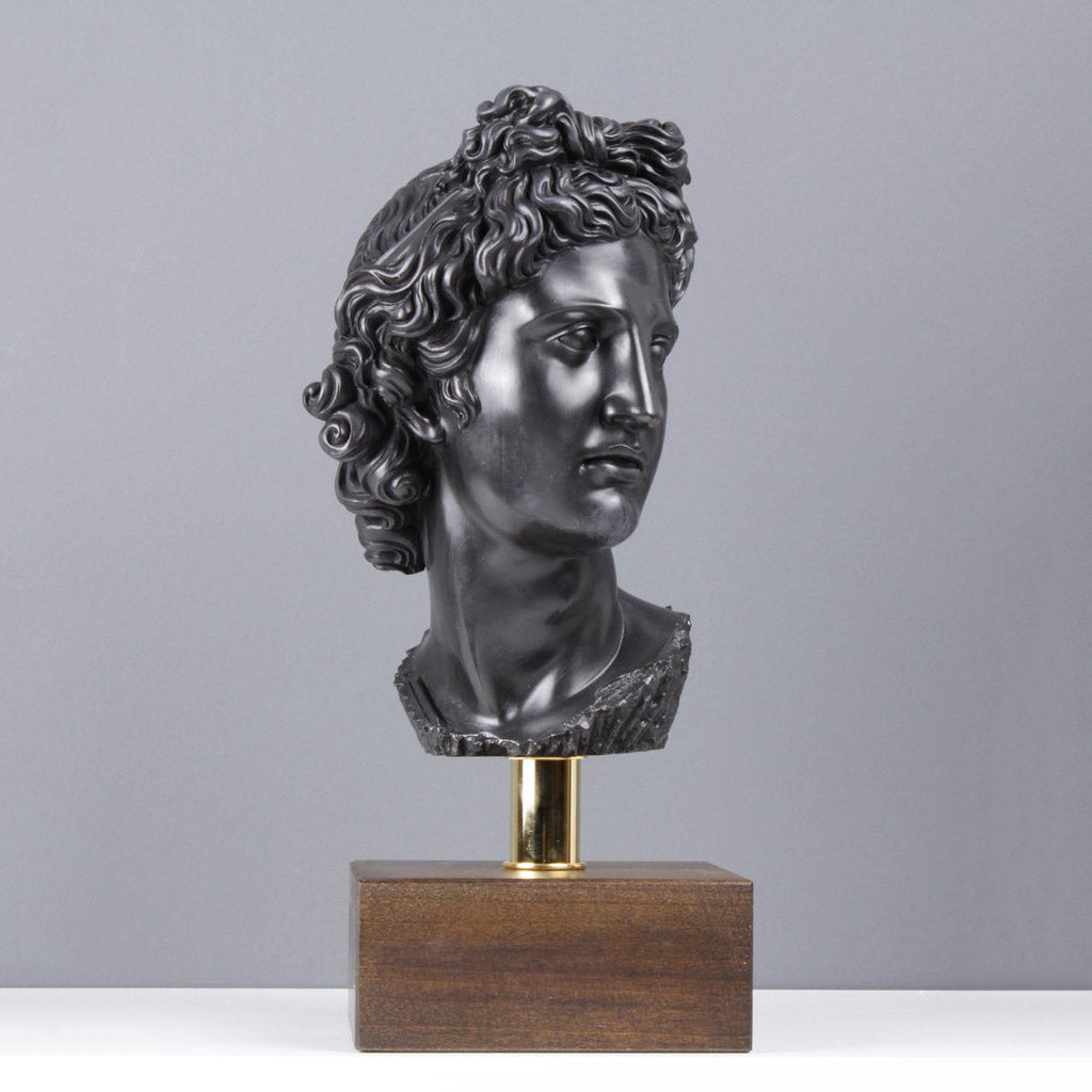 Bust of Apollo -Olympian God (Bronze) sculpture statue Greek Roman ...