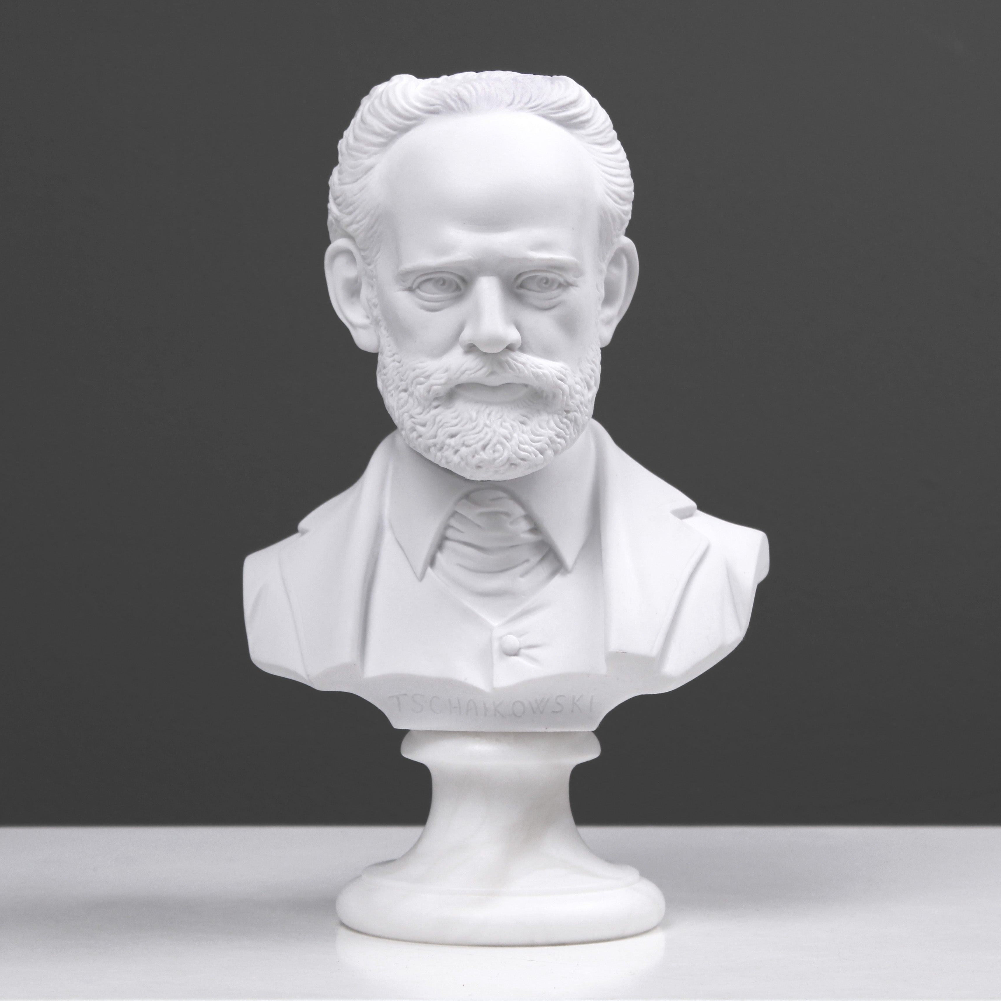 Tchaikovsky Bust marble sculpture statue Italian luxury home decor ...
