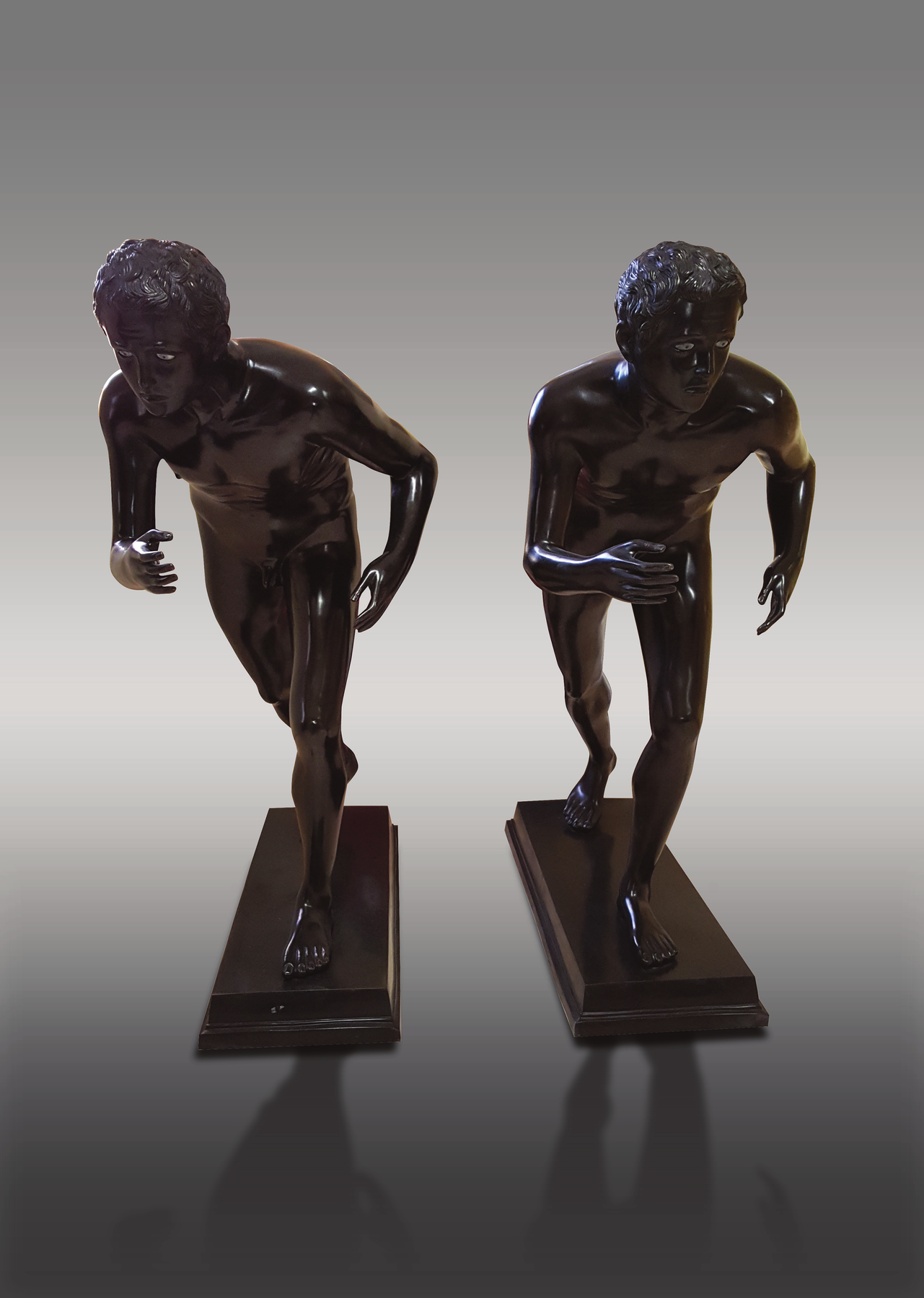 The Bronze Runners of Pompeii metal sculpture statue original art – The ...