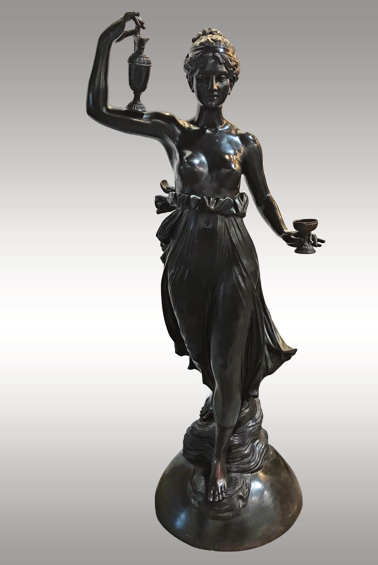 Empire Servant Bronze Sculpture metal statue original art expensive ...
