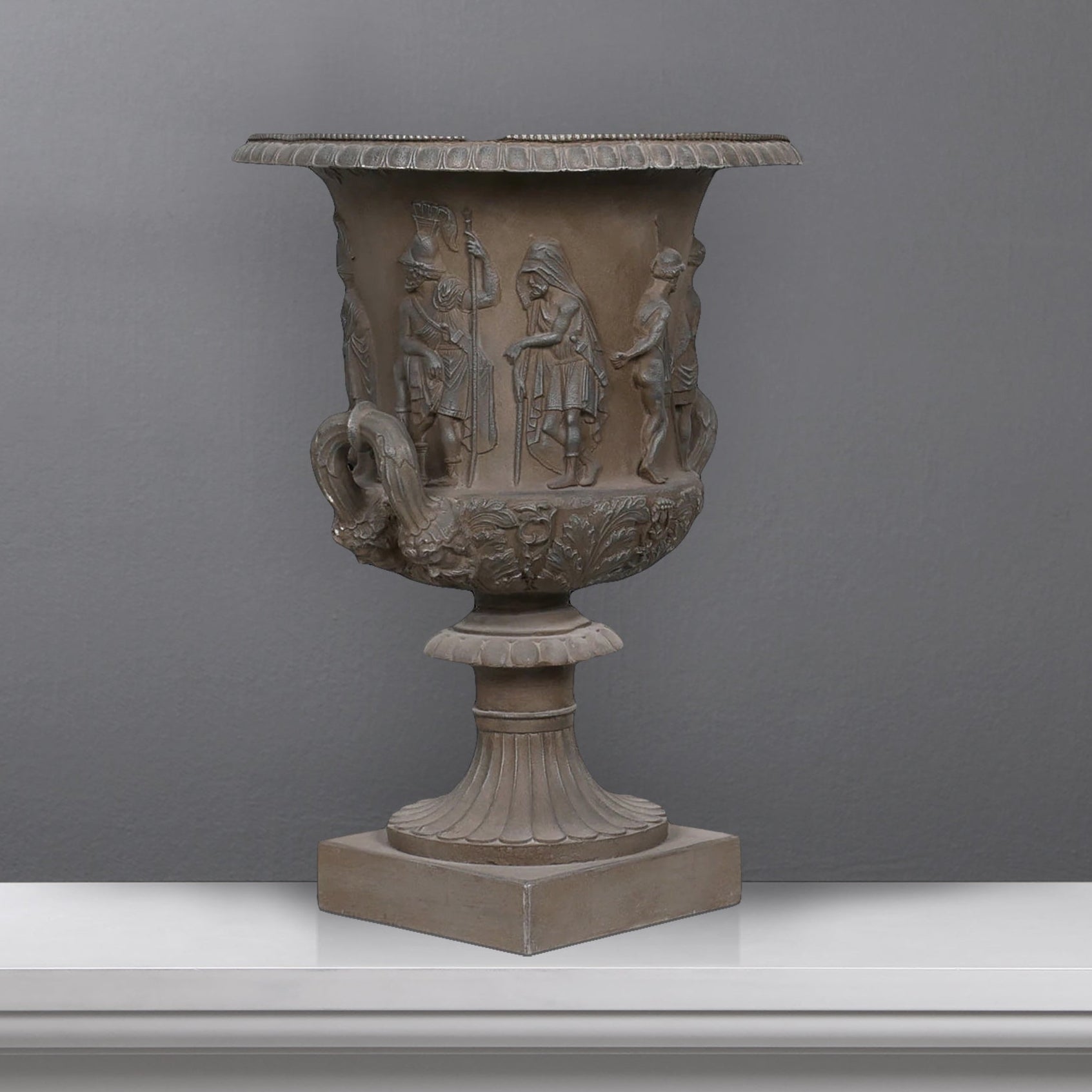 Classical Large Urn Planter marble Greek Roman luxury home decor – The ...