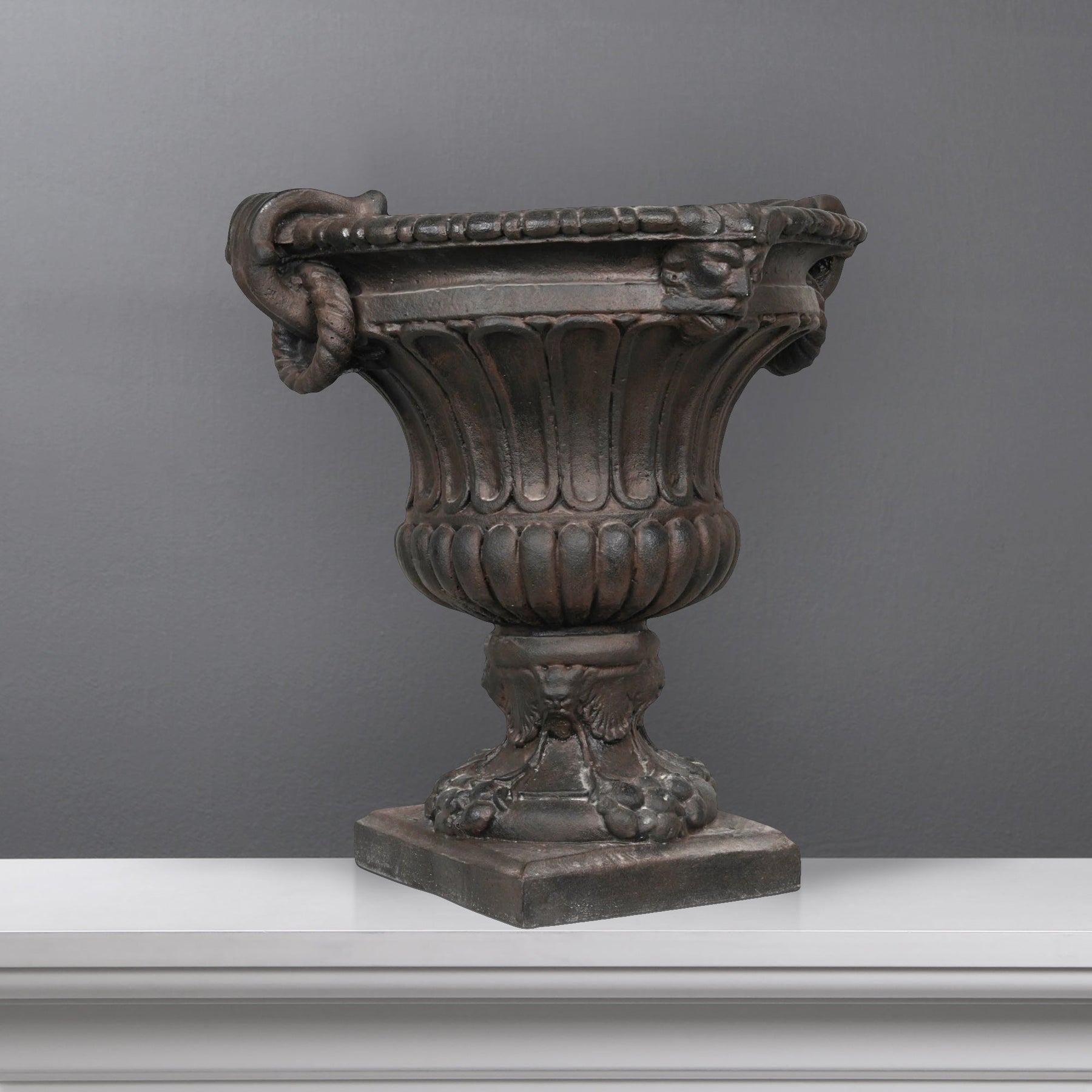 Bronze Planter marble Greek Roman large luxury home decor original art ...