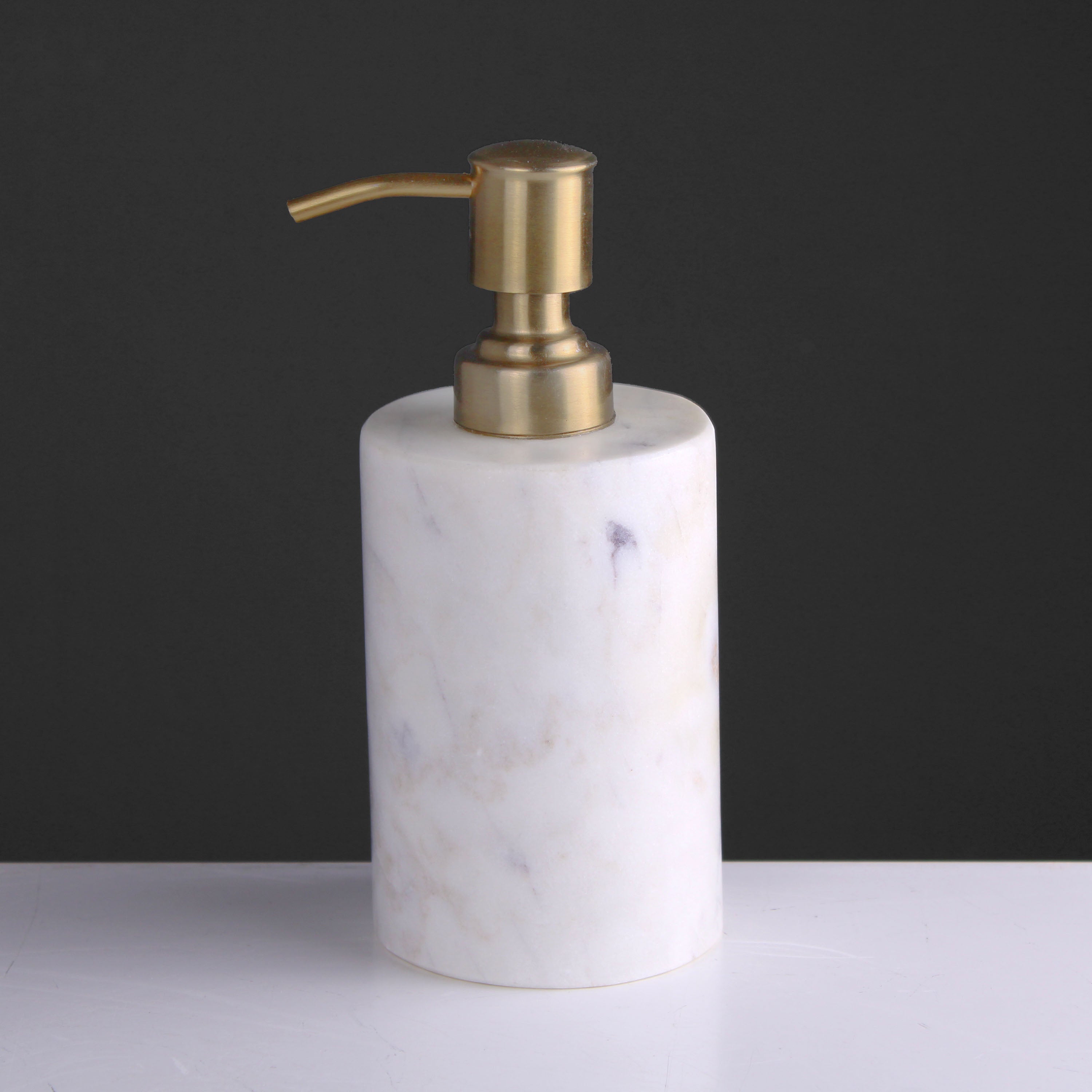 White Marble Soap Dispenser homeware stone luxury home accesory – The ...